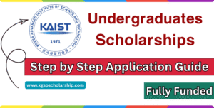 KAIST Undergraduate Scholarship 2026–2027 | Fully Funded